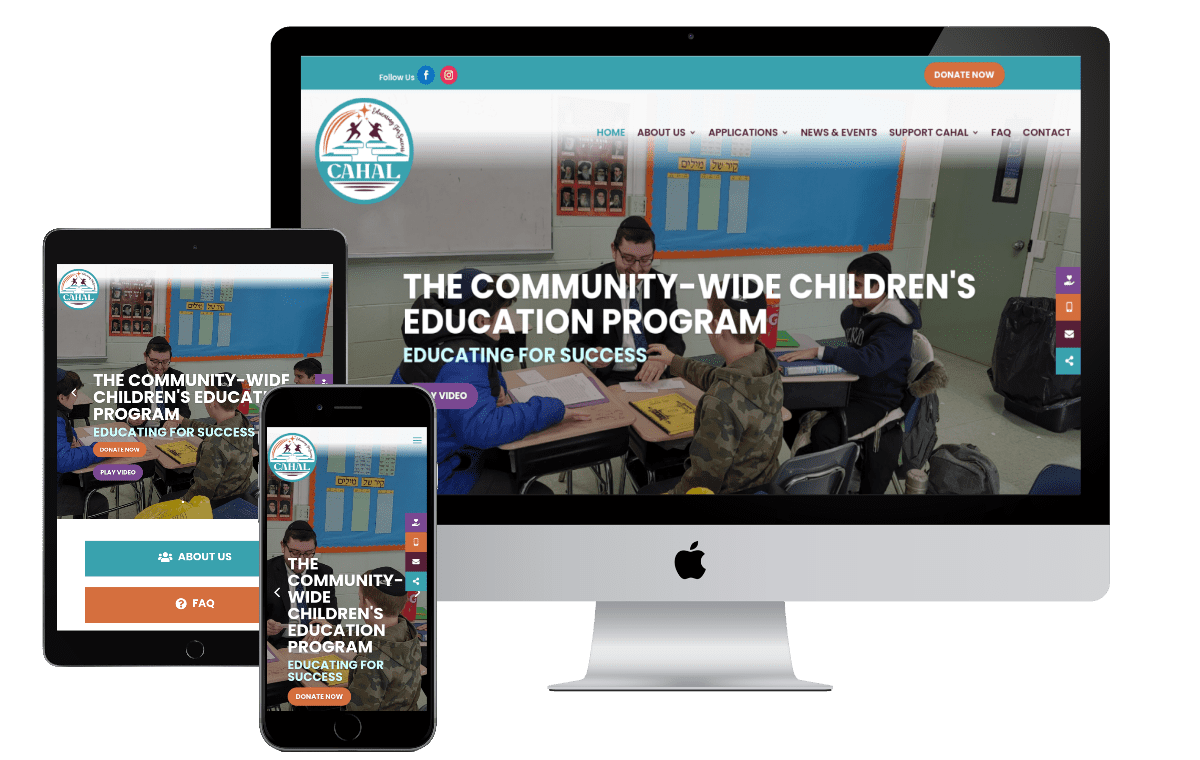 Children's Education Program Website | Bracha Designs